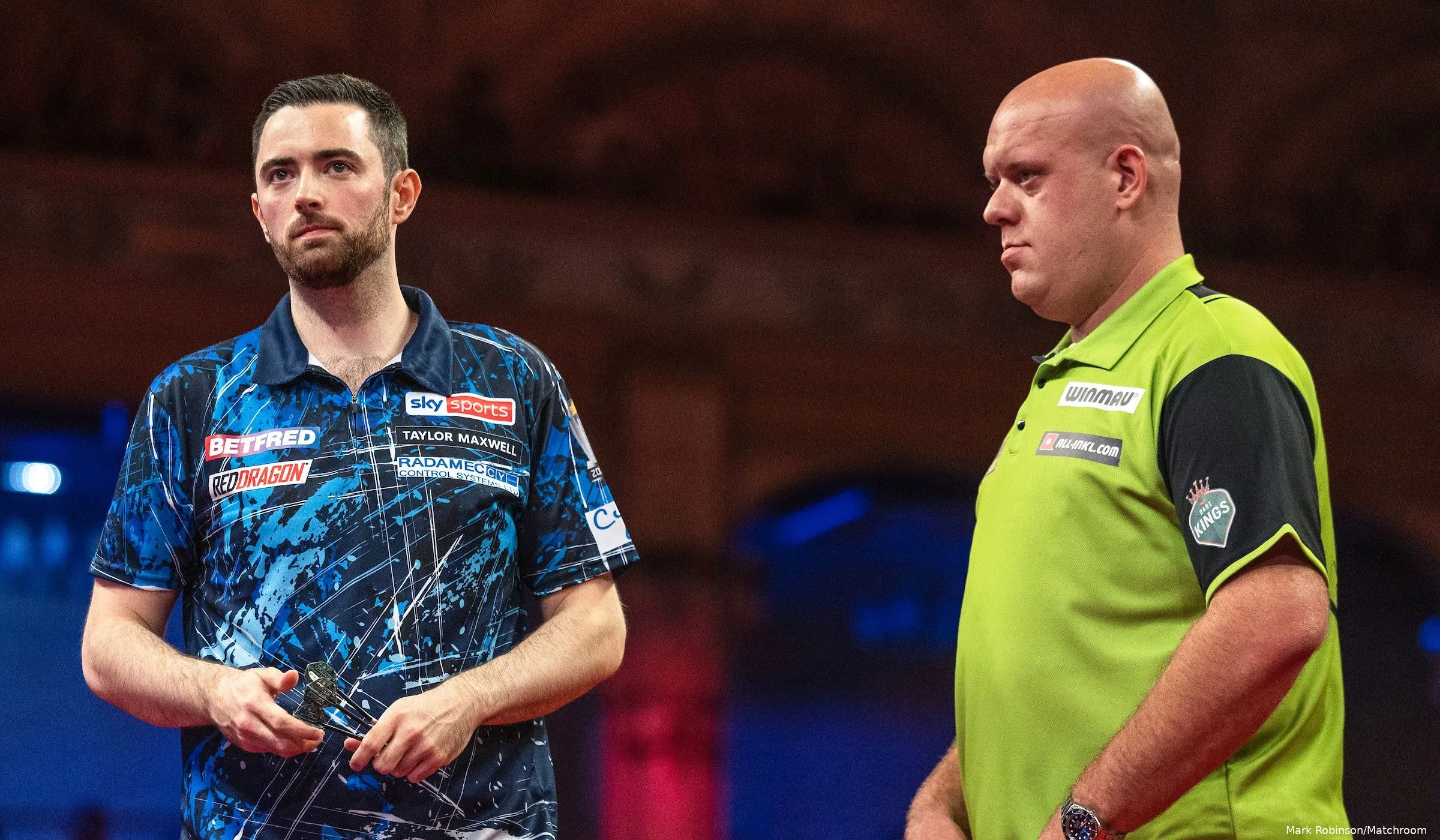 Spielplan Samstagabend European Darts Trophy 2025 mit Michael van Gerwen, Gerwyn Price, Gary ...
